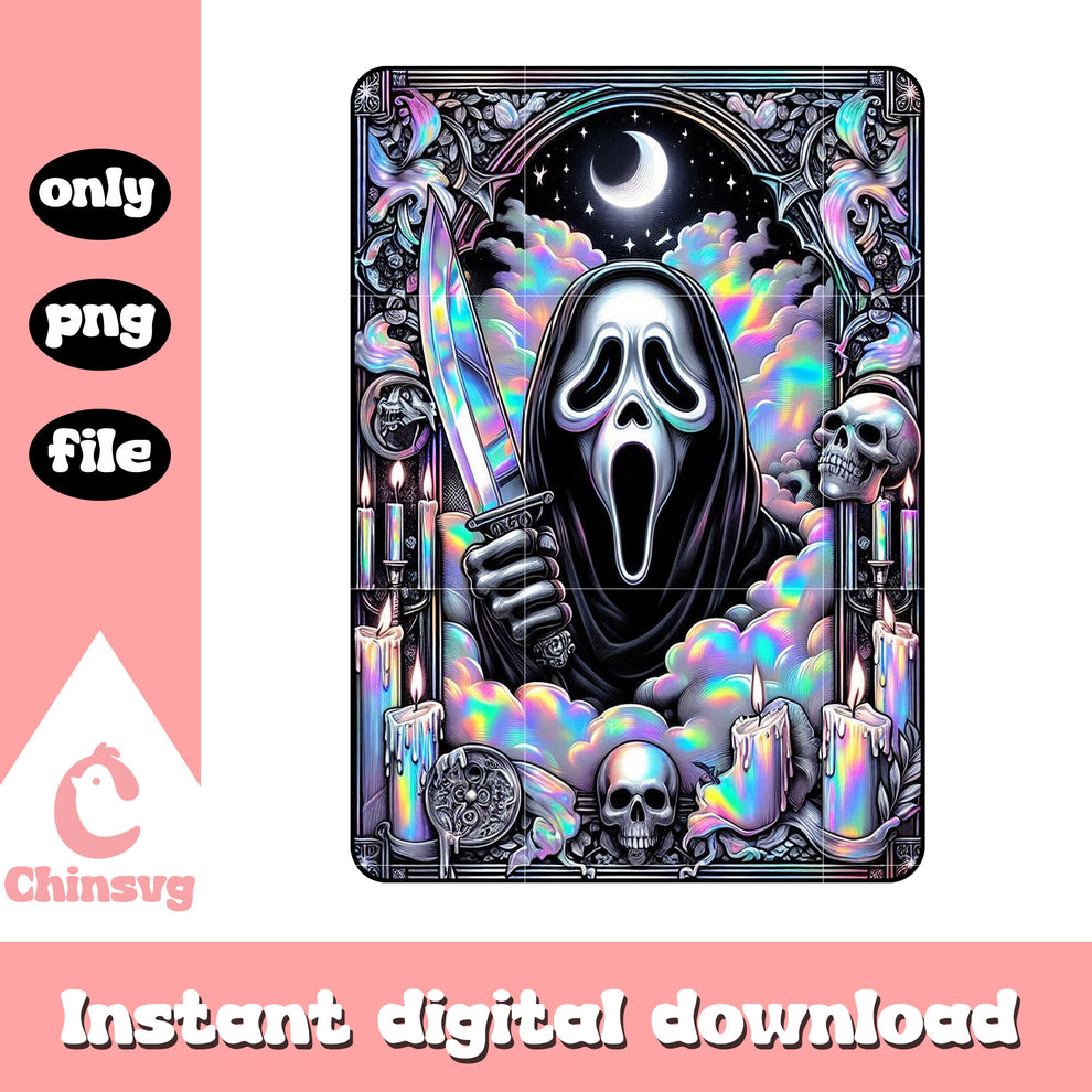 Ghostface scream happy halloween deisgn png, scream halloween png – Chinsvg