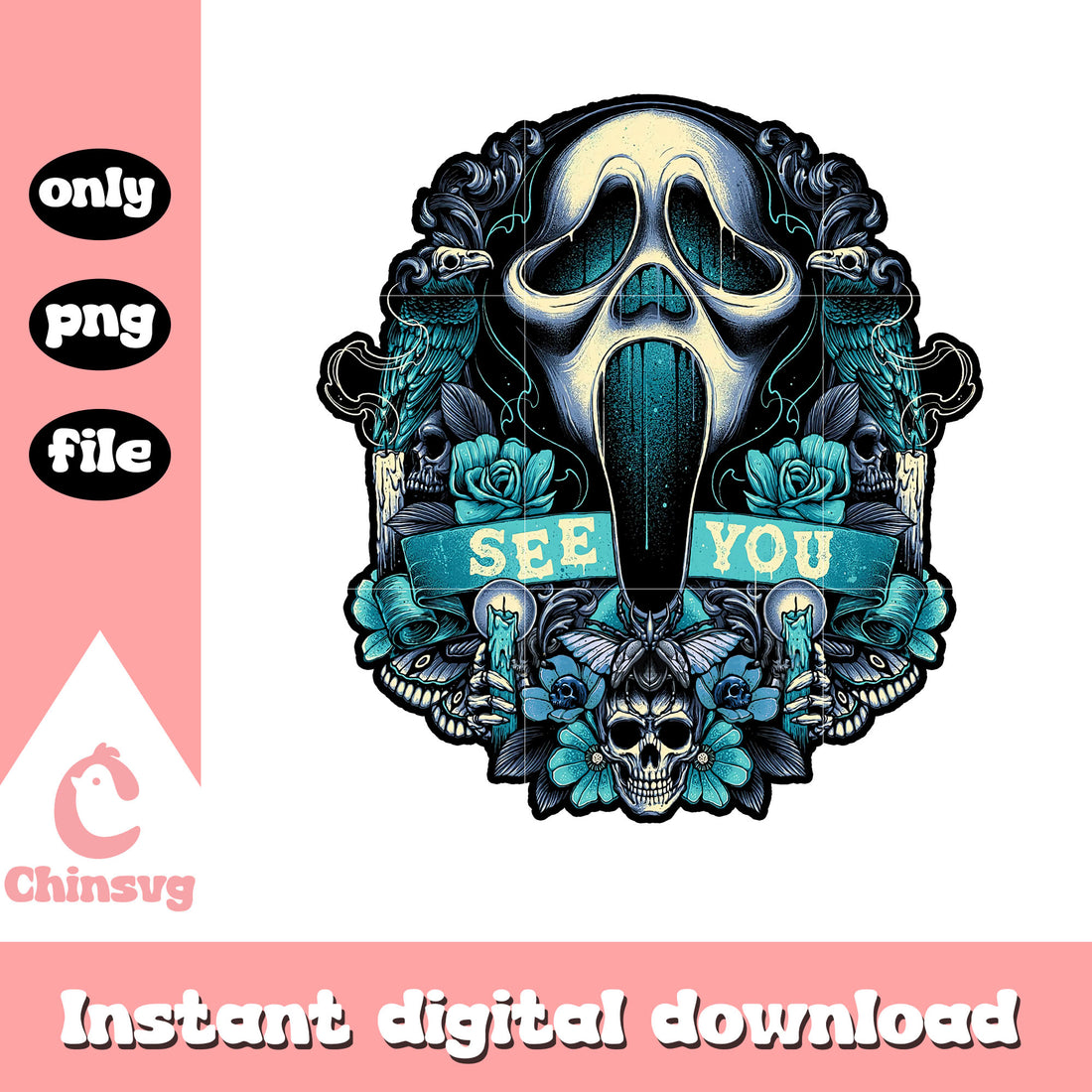 Ghost face see you png, ghost face png, horror characters png – Chinsvg
