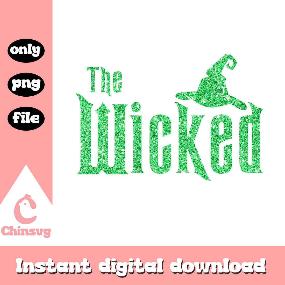 Glitter the wicked green logo design png, the wicked png – Chinsvg