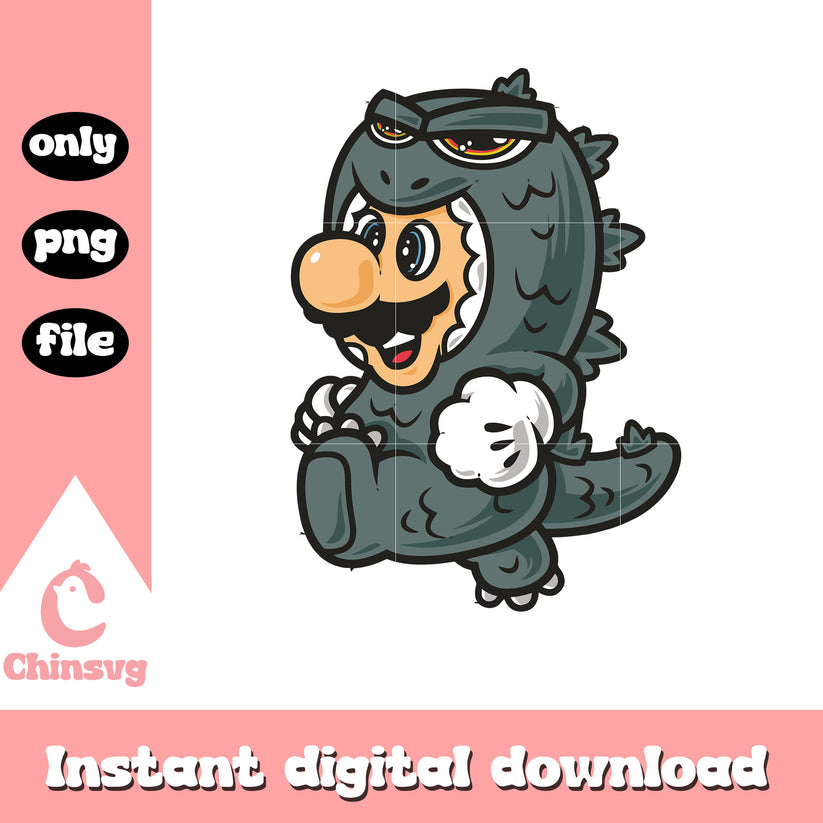 Godzilla x super mario character png, super mario world png – Chinsvg