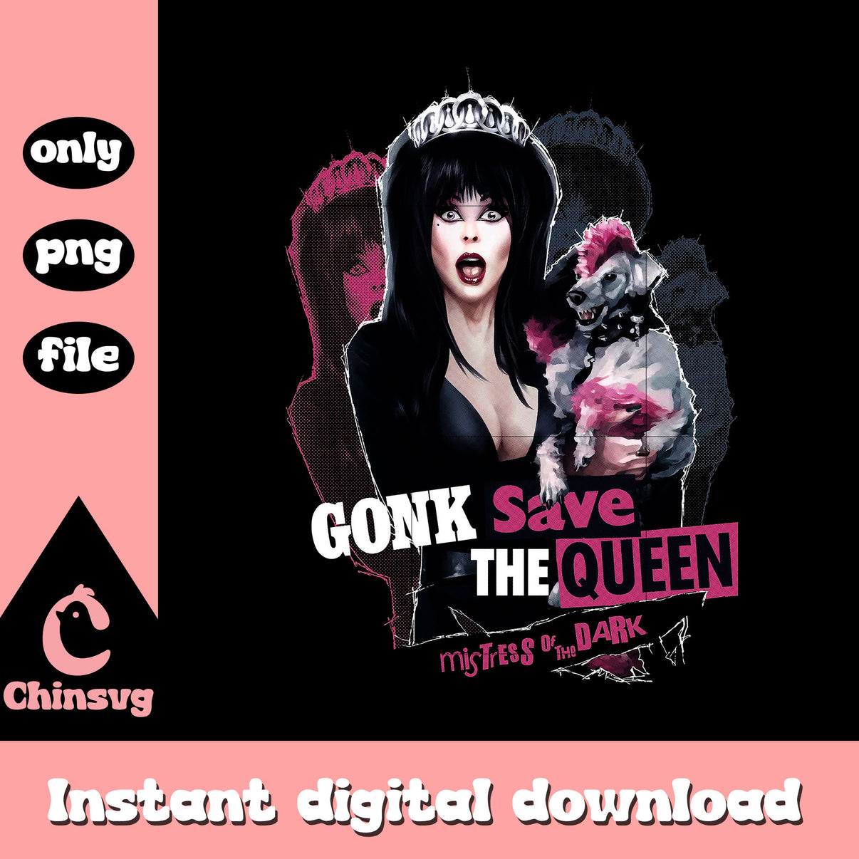Gonk save the queen mistress of the dark png, gothic png – Chinsvg
