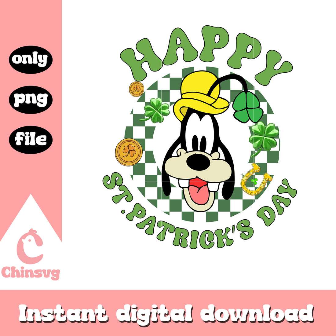Goofy face happy patrick's day png, goofy face png, happy st patrick's ...