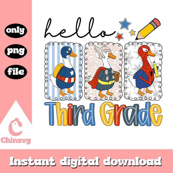 Goose hello third grade design png, marvel comics characters png – Chinsvg