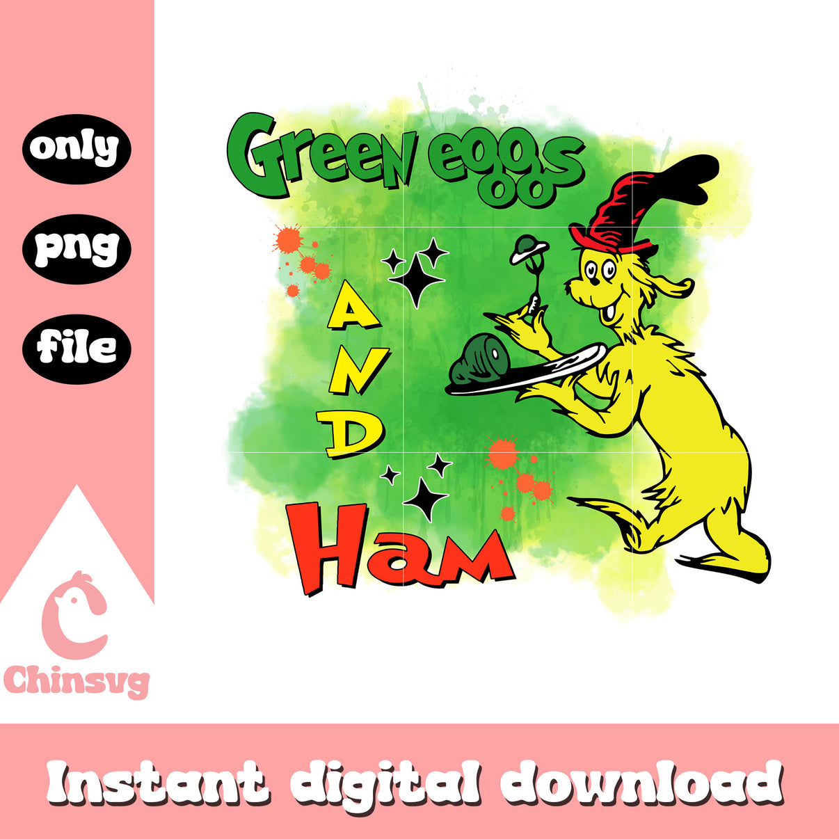 Green egg and ham png, dr seuss character png, green eggs png – Chinsvg