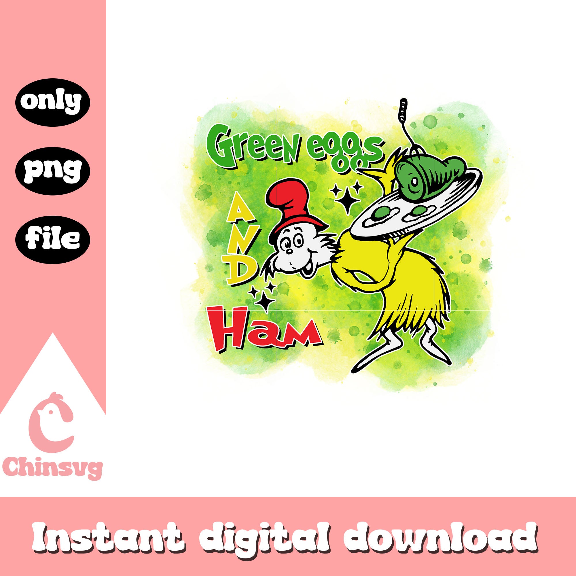 Green eggs and ham png, dr seuss characters png, sam I am png – Chinsvg