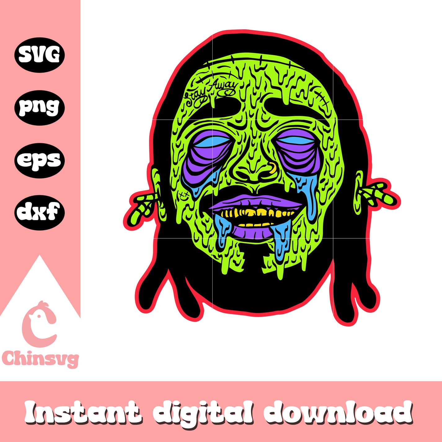 Green face horror svg, zombie tyler the creator svg, Zombie svg – Chinsvg