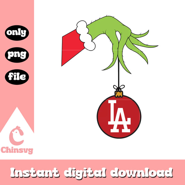 Grinch hand los angeles dodgers logo png, the grinch png – Chinsvg