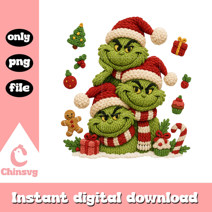 Grinch head christmas tree decor png, grinch tree png – Chinsvg
