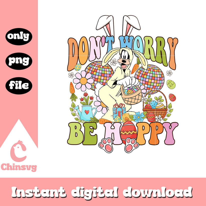 Groovy dog character png, easter day bunny png, be hoppy png – Chinsvg