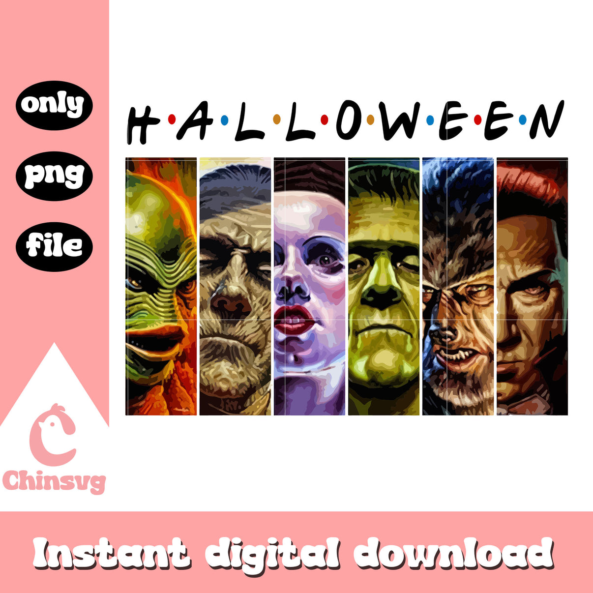 Halloween Horror movies collage Png, Halloween Horror character Png ...