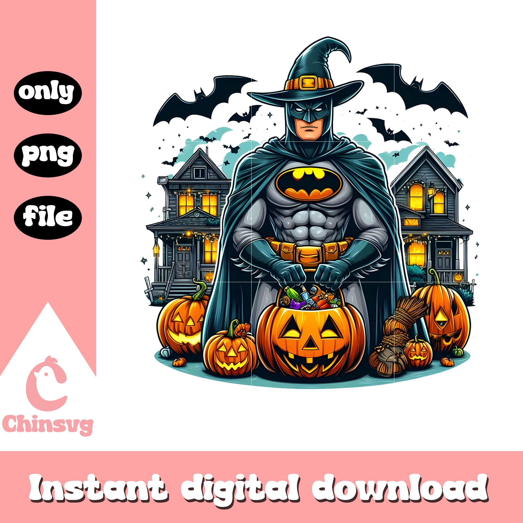 Halloween pumpkin witch batman cartoon png, avengers batman png – Chinsvg