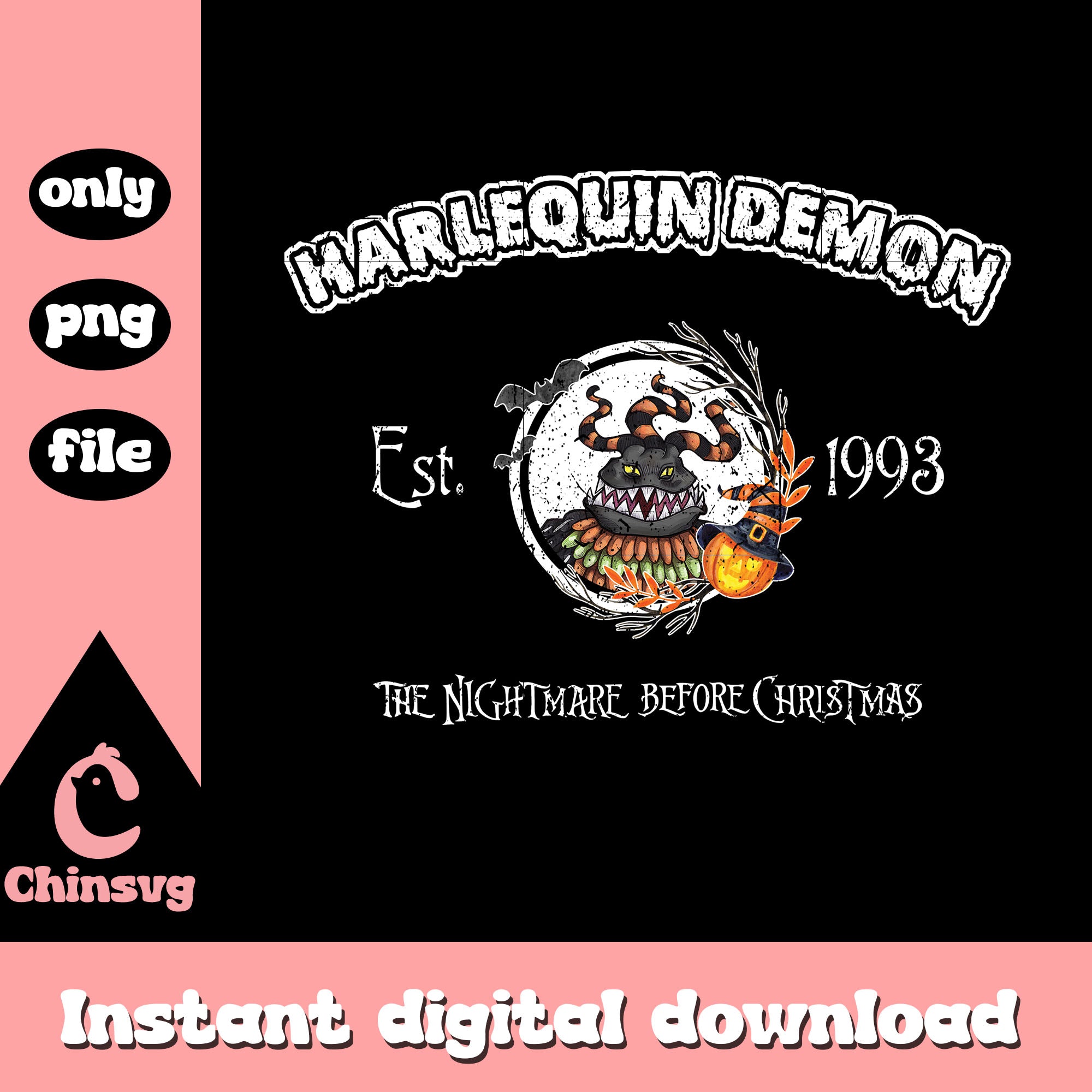Harlequin demon est 1993 nightmare movie png, harlequin demon movie pn ...