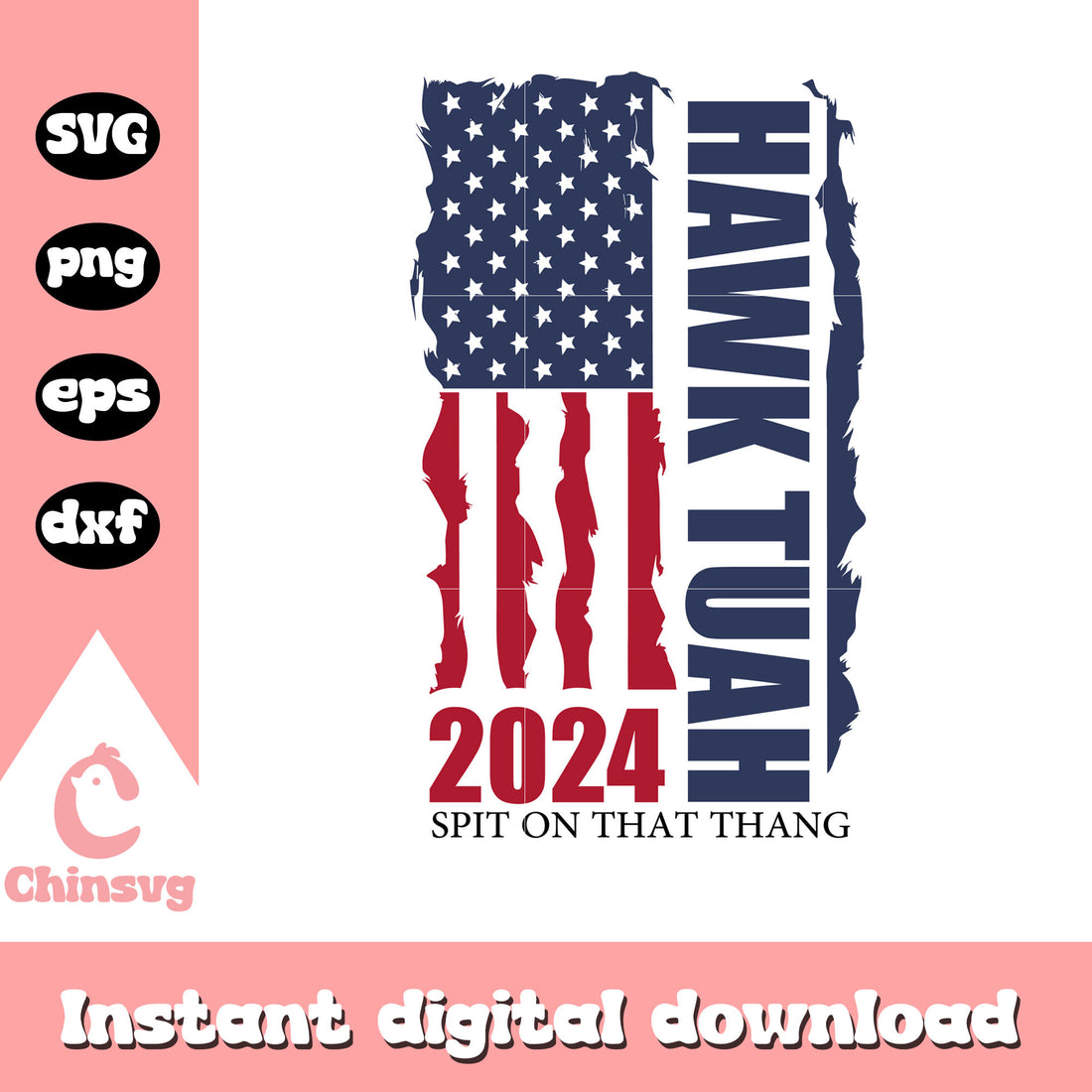 Hawk tuah flag america 2024 logo svg, hawk tuah flag svg – Chinsvg