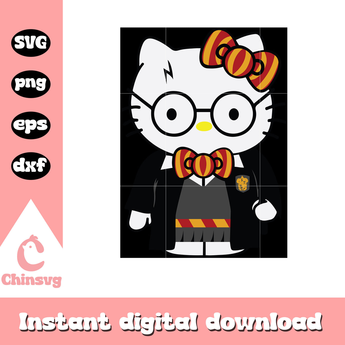 Hello Kitty harry potter svg, hello kitty svg, harry potter svg – Chinsvg