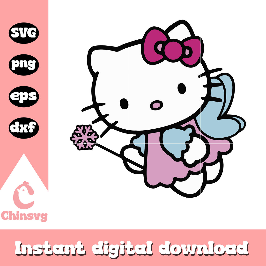 Hello kitty butterfly flying svg, sanrio hello kitty svg – Chinsvg
