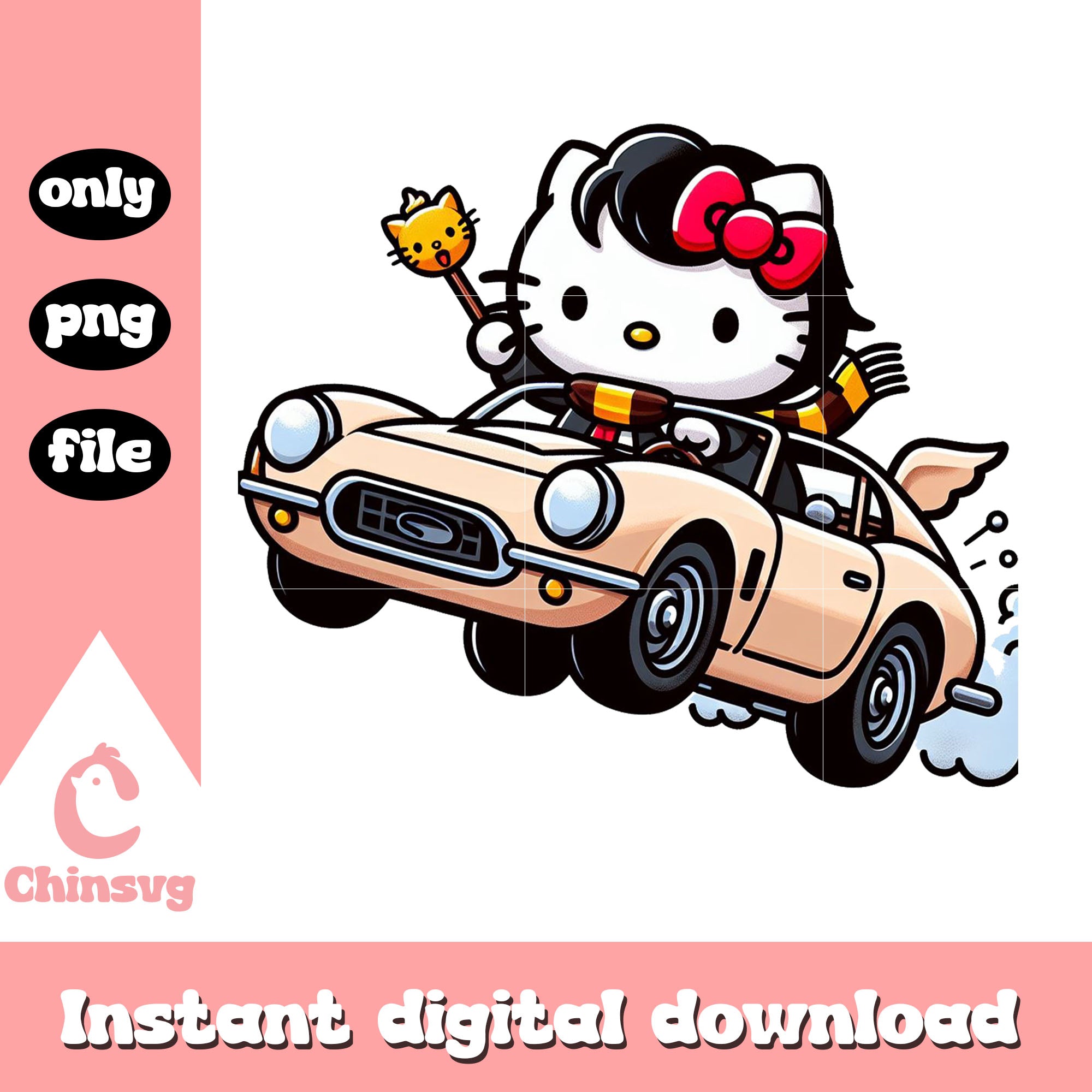 Hello kitty harry potter driving car png, harry potter film png – Chinsvg