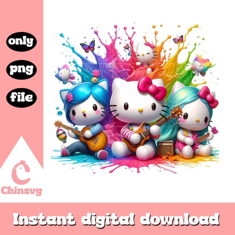 Hello kitty music band design png, hello kitty png, band png – Chinsvg