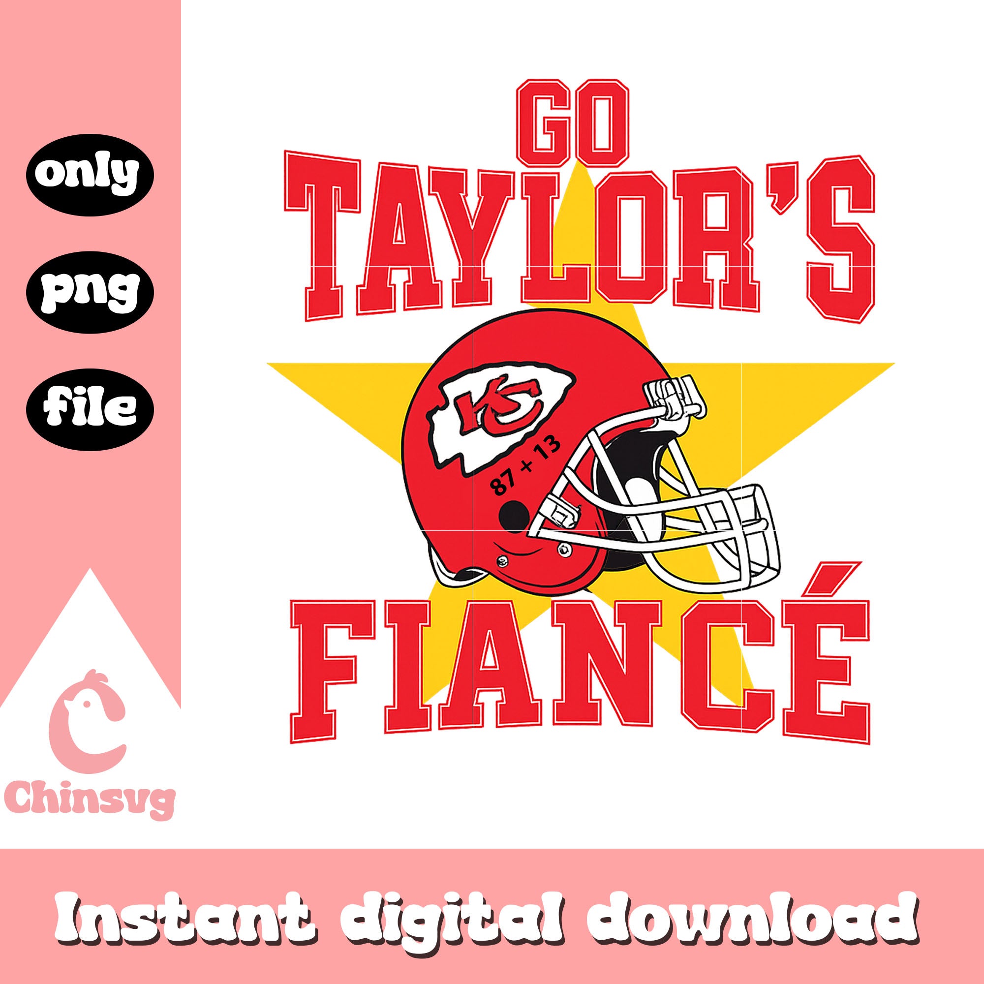 Helmet go taylor's fiance png, kansas city chiefs png (Copy) – Chinsvg