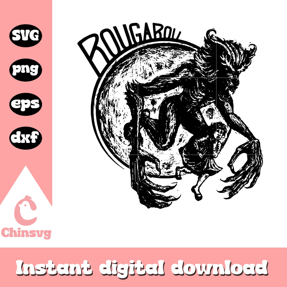 History of the Rougarou svg, Rougarou Werewolf svg, ghost svg – Chinsvg