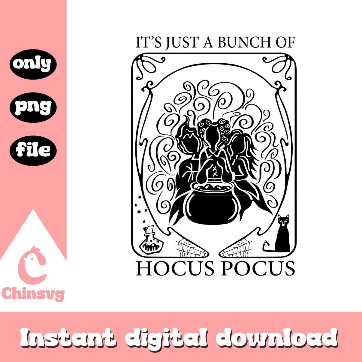 Hocus pocus card sanderson sisters halloween png, halloween holiday pn ...