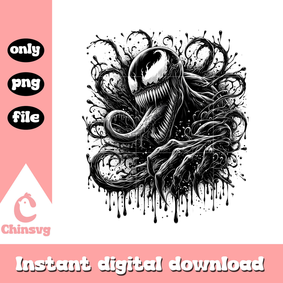 Horror venom character design png, venom character png – Chinsvg