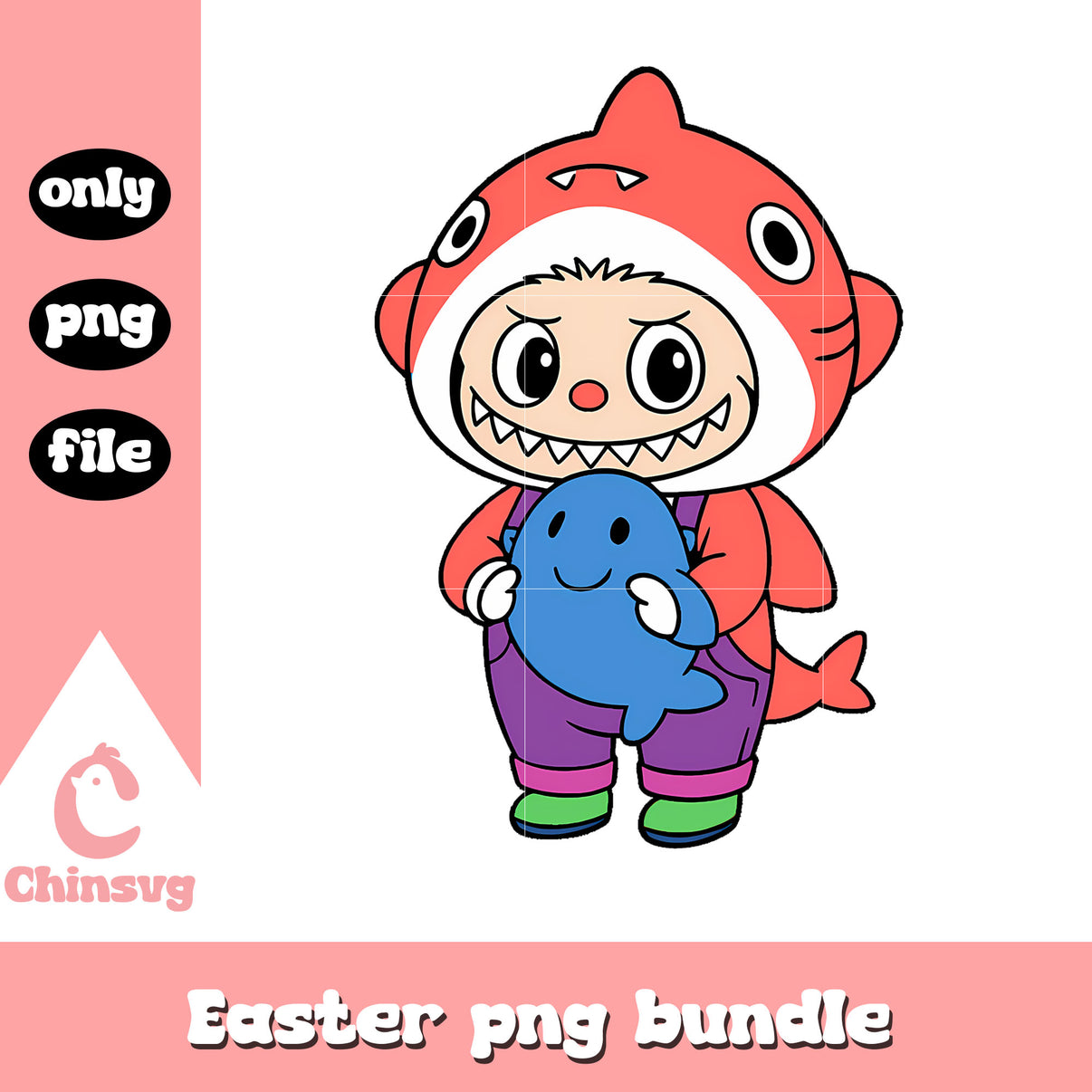Hot orange baby shark labubu cute doll drawing png, orange labubu png ...