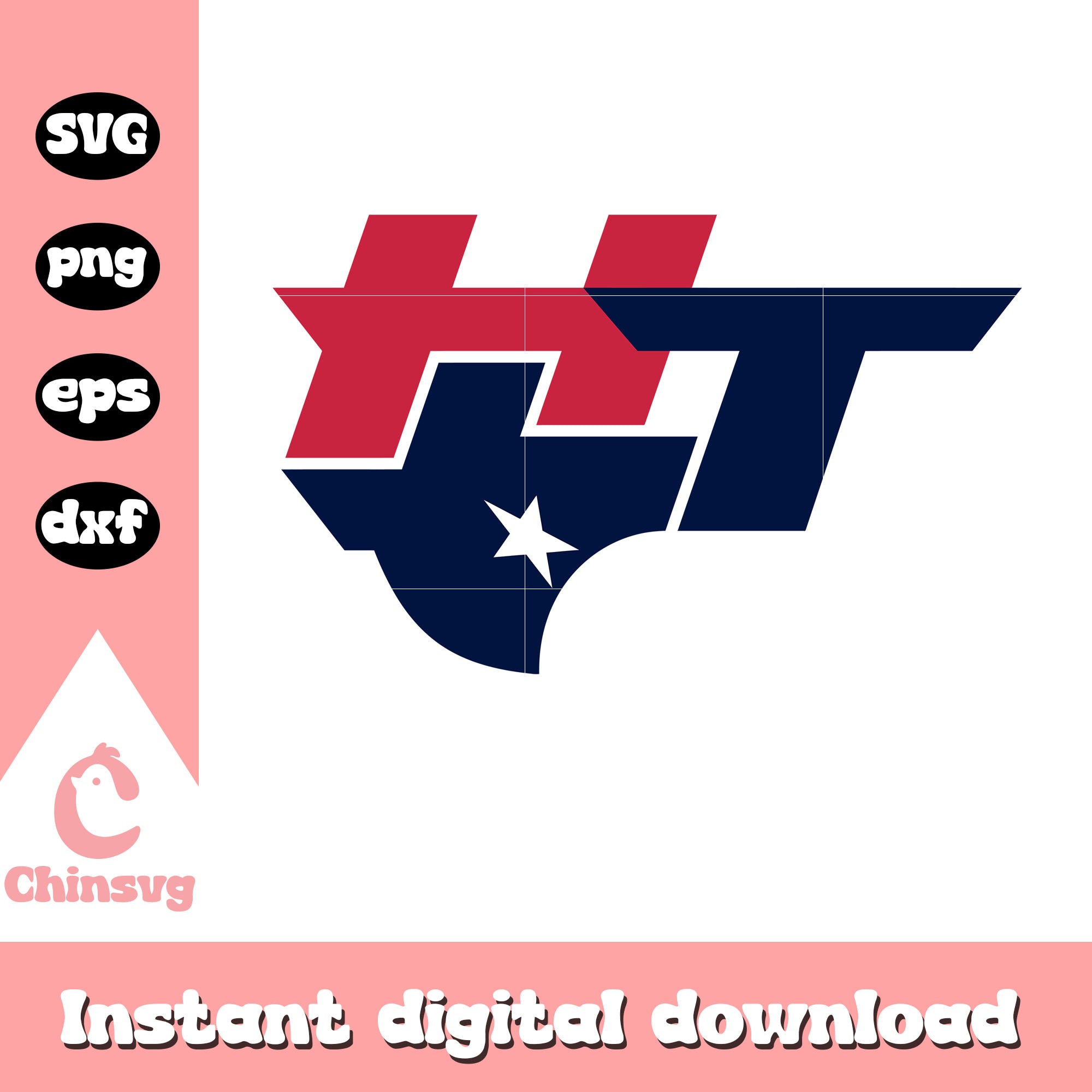 Houston texans team nfl logo font design svg, football team houston te ...