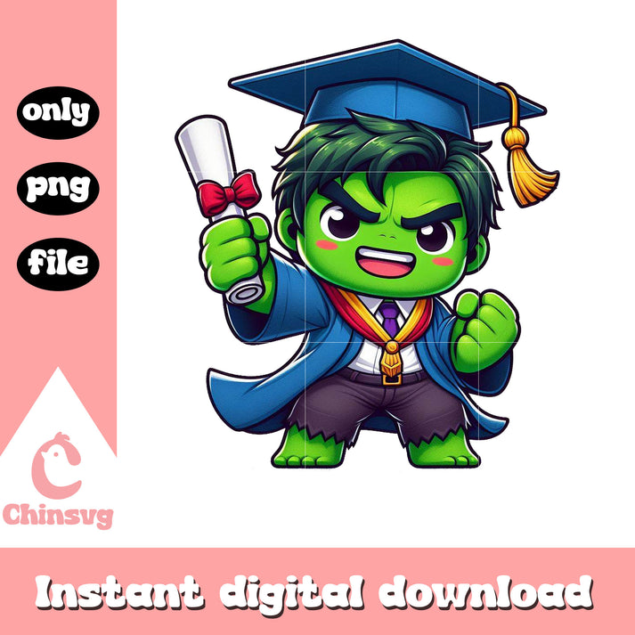 Hulk chibi graduation design png, hulk marvel movie png – Chinsvg