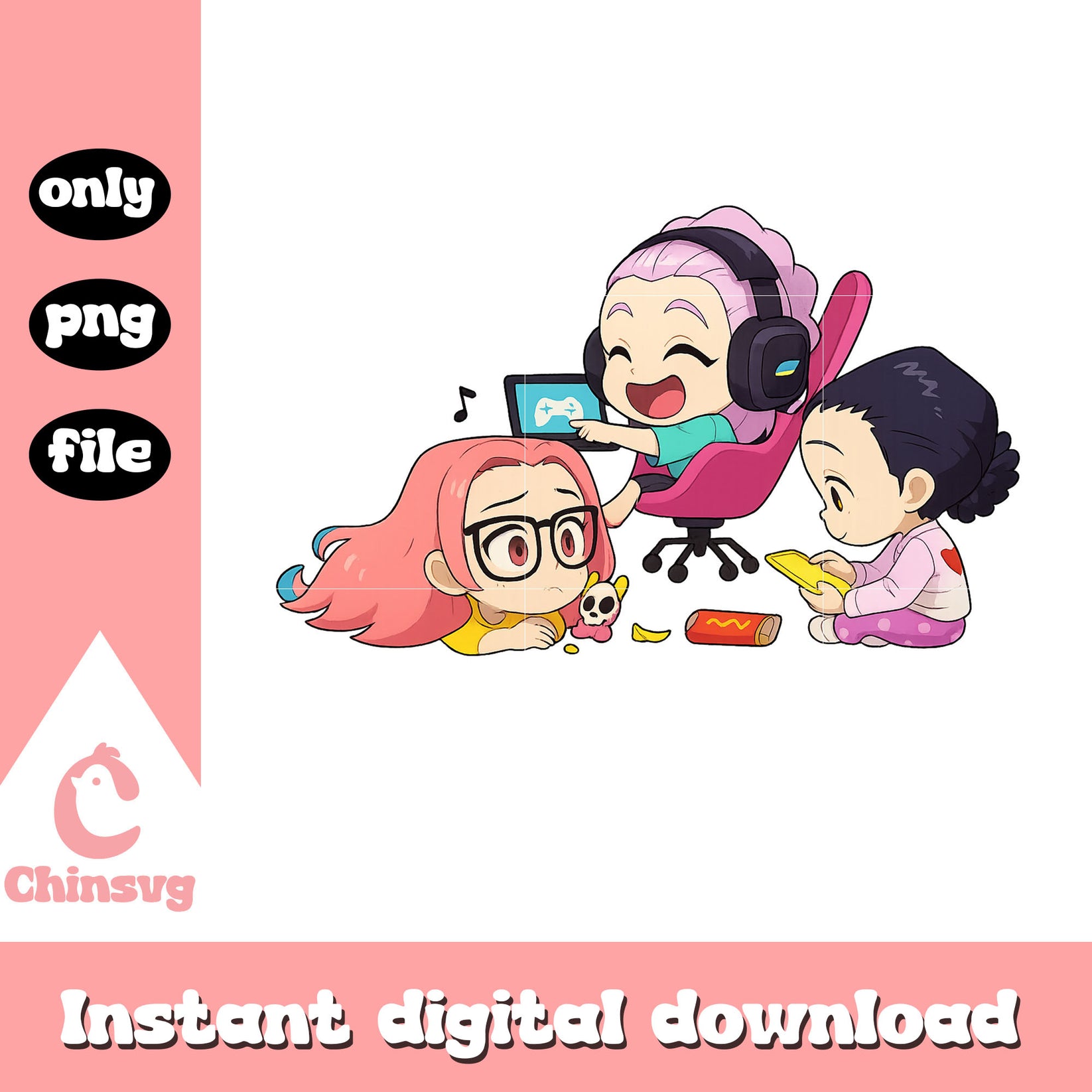 Huntrix girls relaxing png, rumi zoey mira png, huntrix girls png – Chinsvg