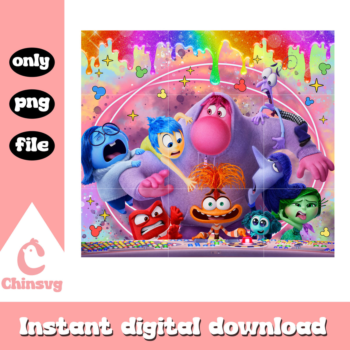 Inside out friends together tumbler png, inside out characters 2 png ...