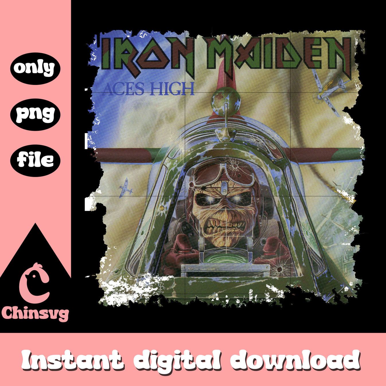 Iron maiden aces high png, aces high band png, rock png – Chinsvg