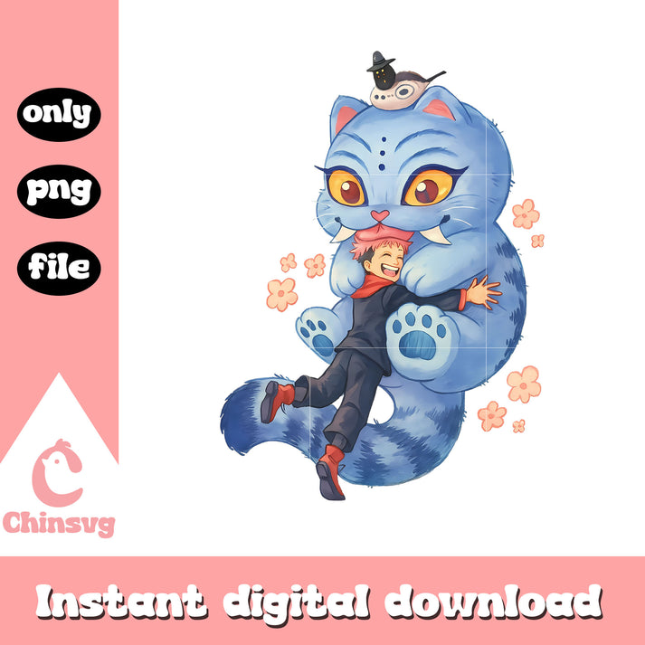 Itadori hug derpy demon design png, tiger derpy hunters png – Chinsvg