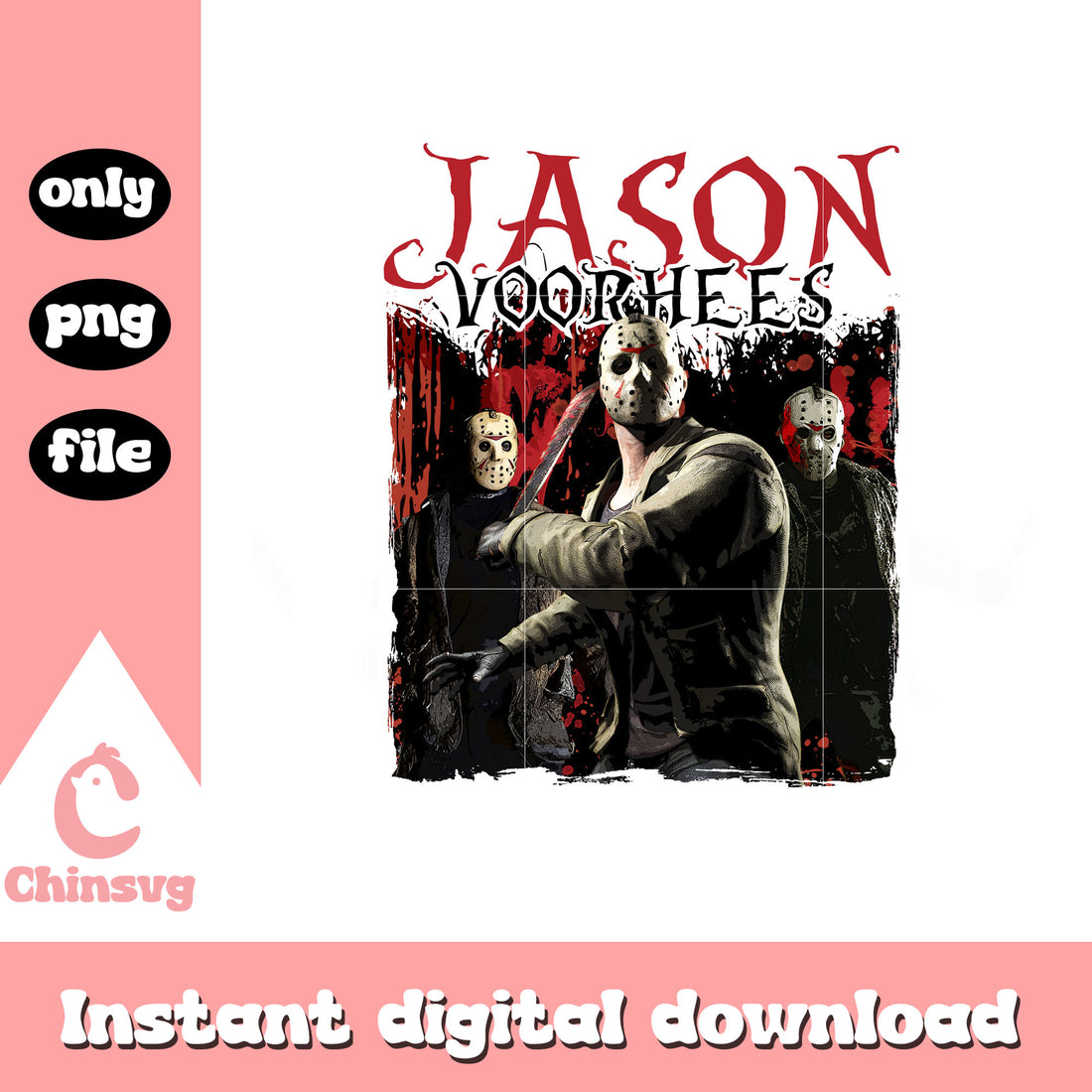 Jason voorhees blood spooky poster png, jason scary png – Chinsvg