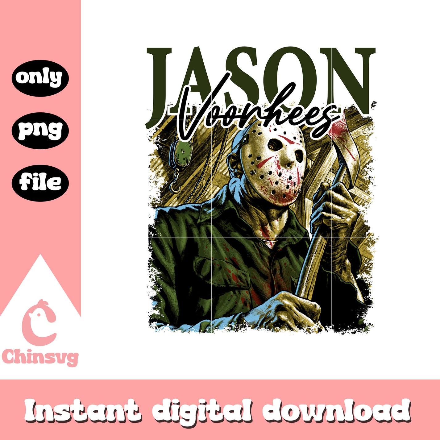 Jason voorhees poster png, jason voorhees halloween png – Chinsvg