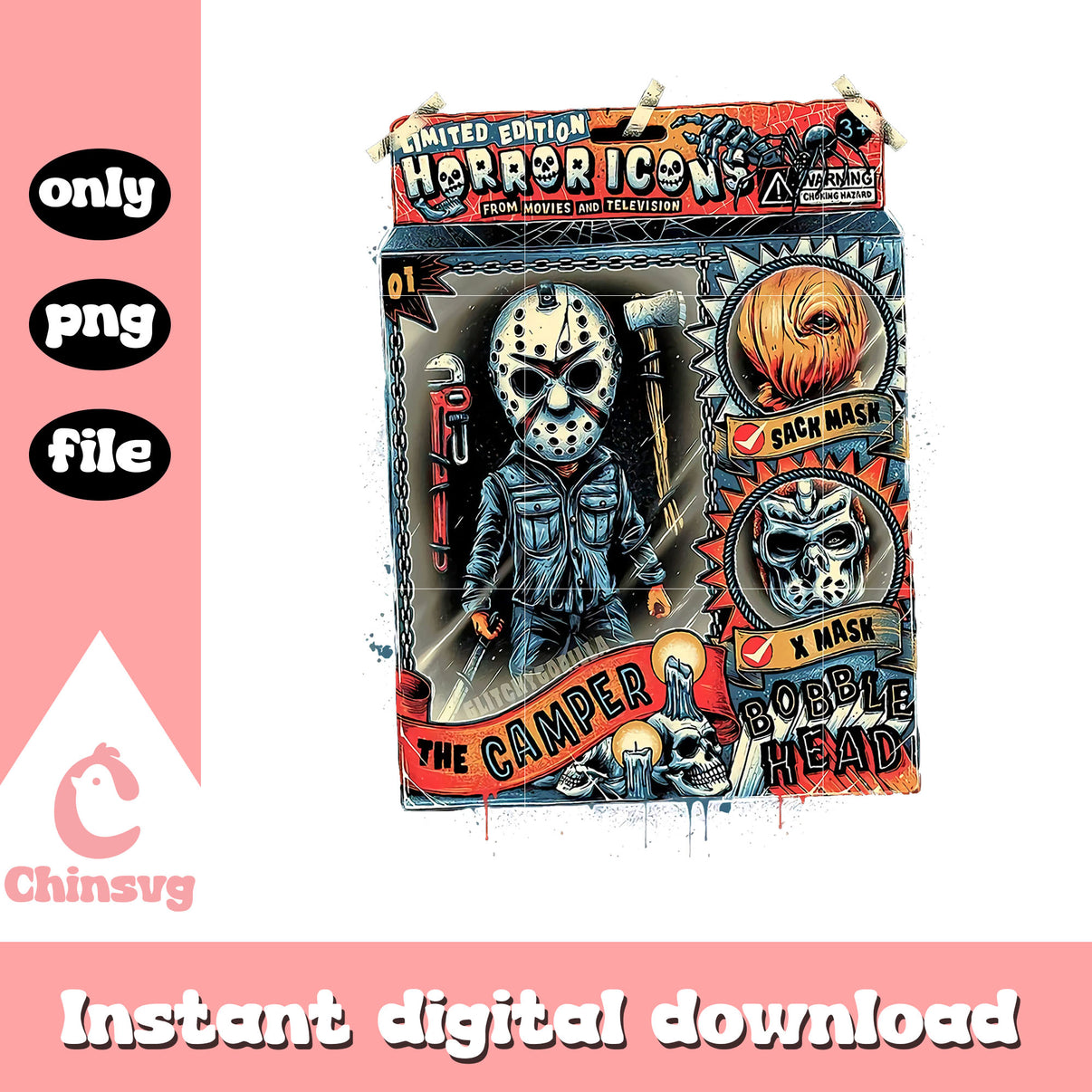 Jason voorhees the camper bobblehead toy png, jason voorhees png – Chinsvg