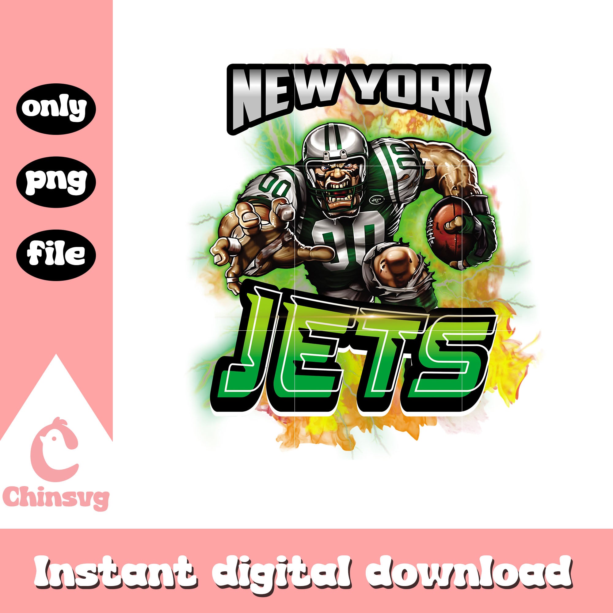 Jets mascot design pro png, new york jets nfl png – Chinsvg