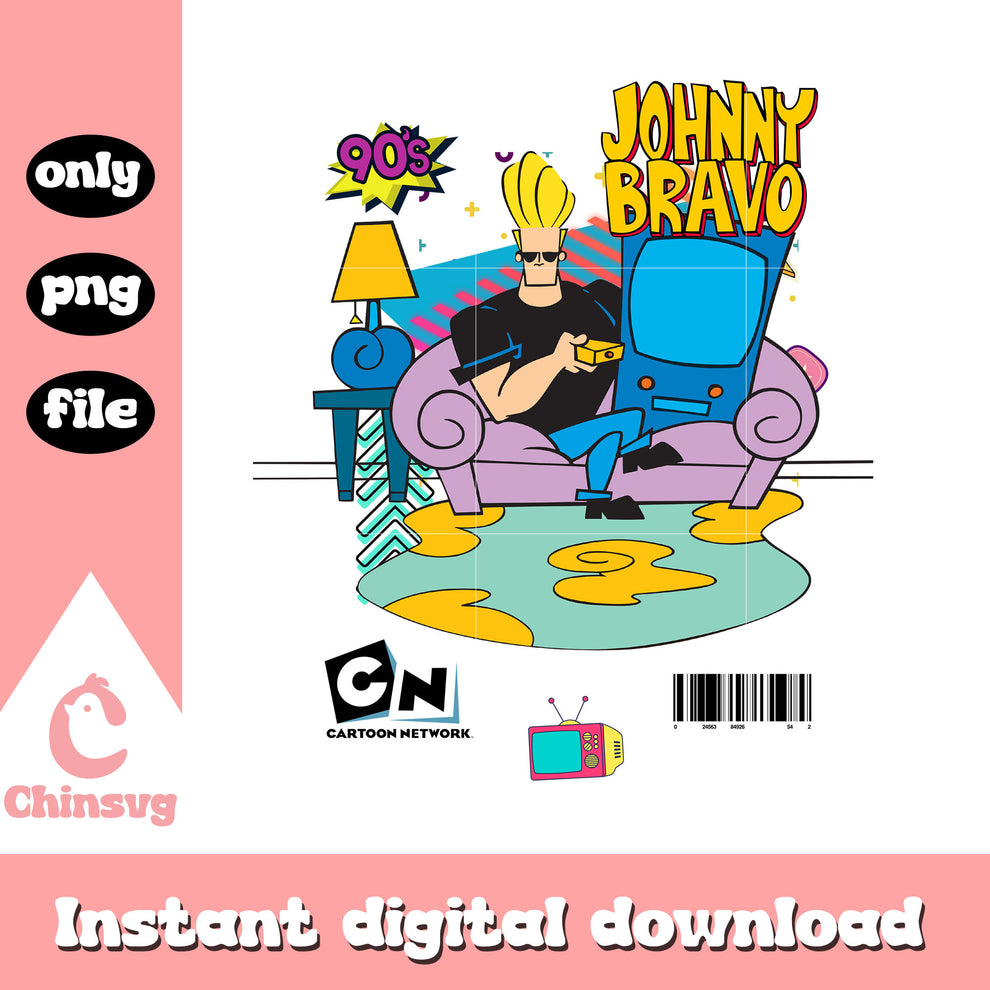 Johnny bravo 90s cartoon network design png, johnny bravo art png – Chinsvg