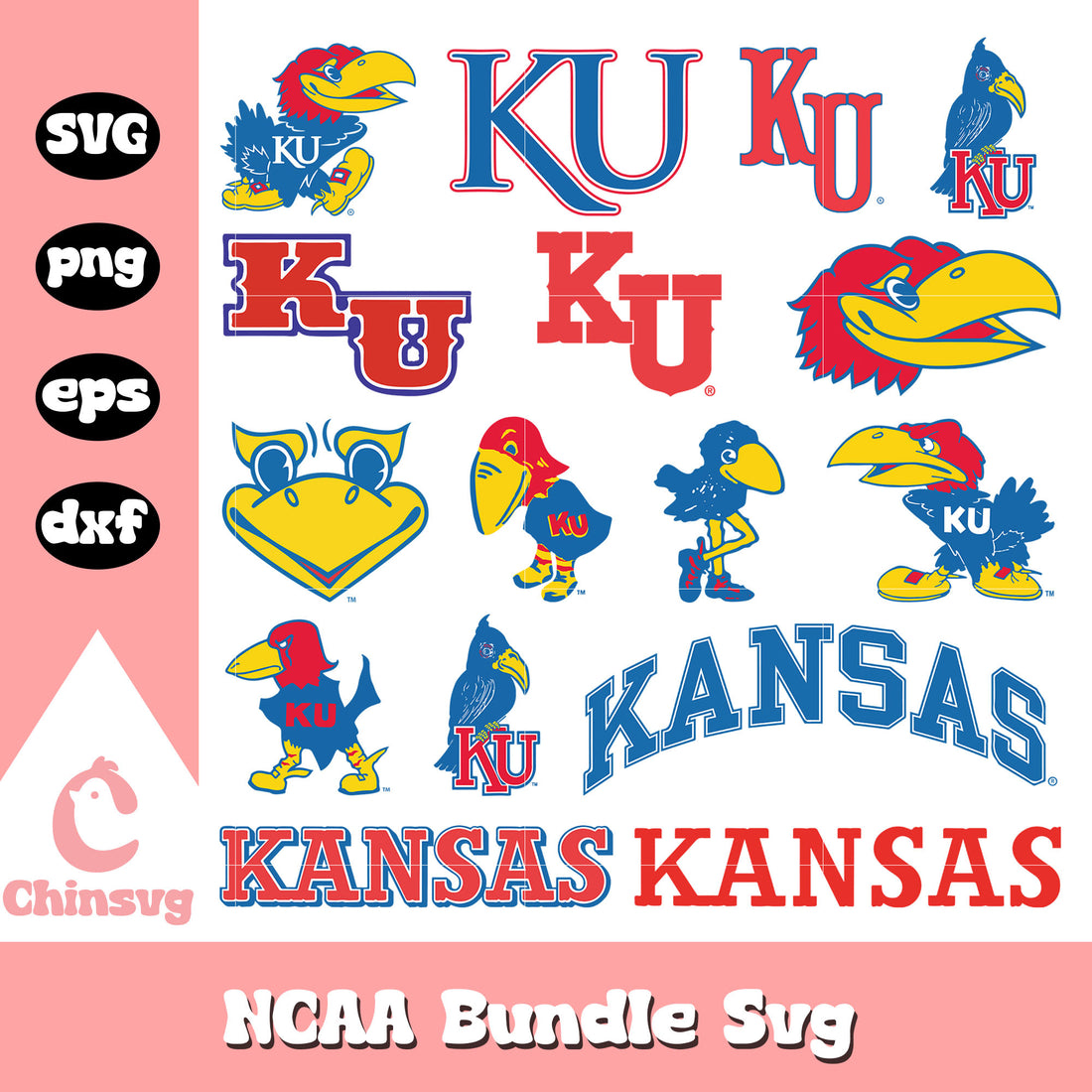 Kansas Jayhawks logo bundle svg, kansas jayhawks football logo svg ...