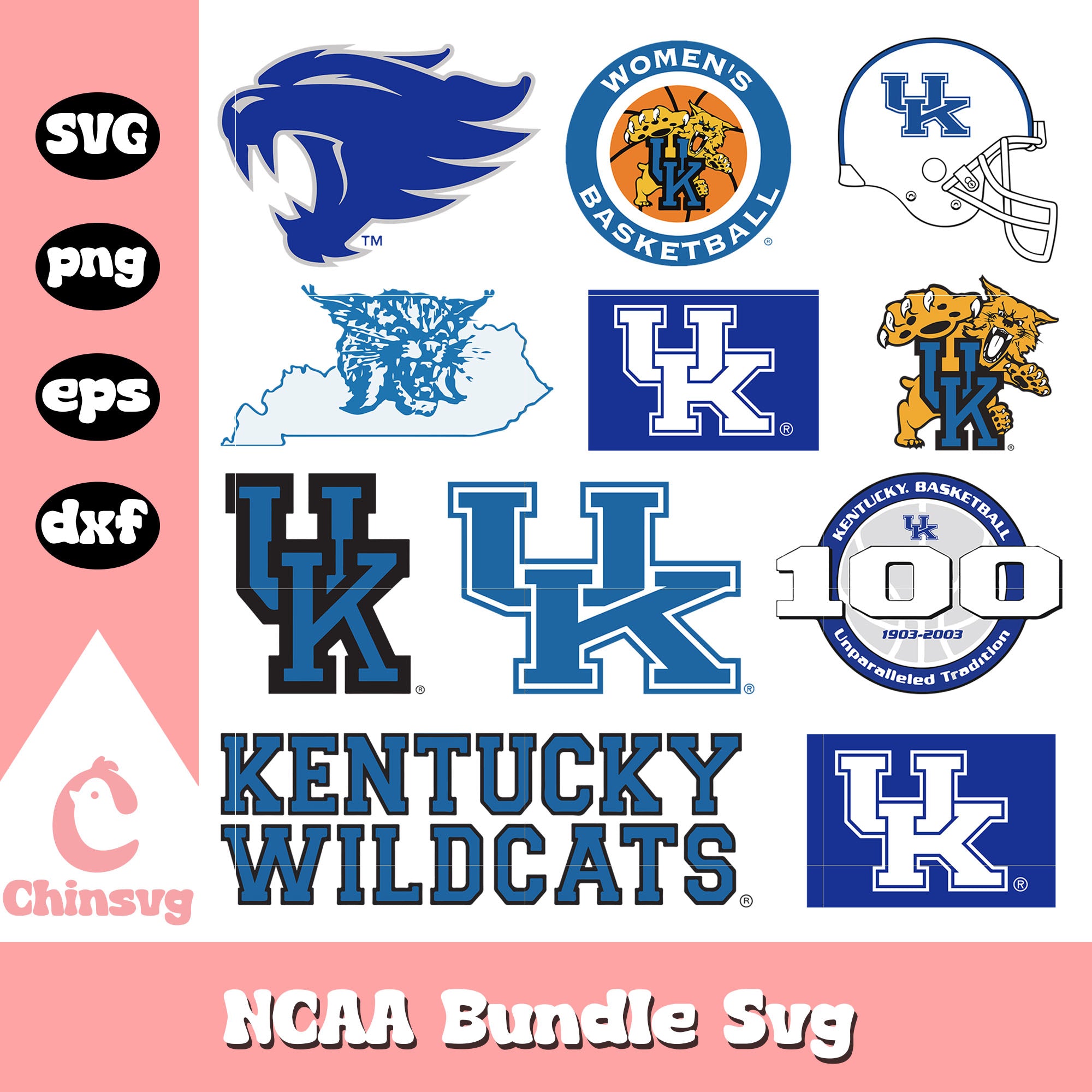Kentucky Wildcats Ncaa logo bundle svg, kentucky wildcats logo svg ...