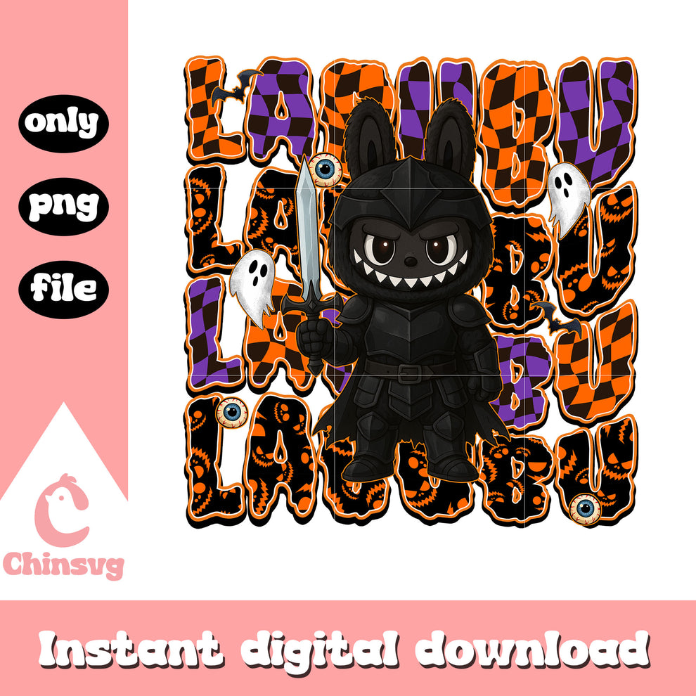 Knight monster labubu doll design png, labubu monster png – Chinsvg