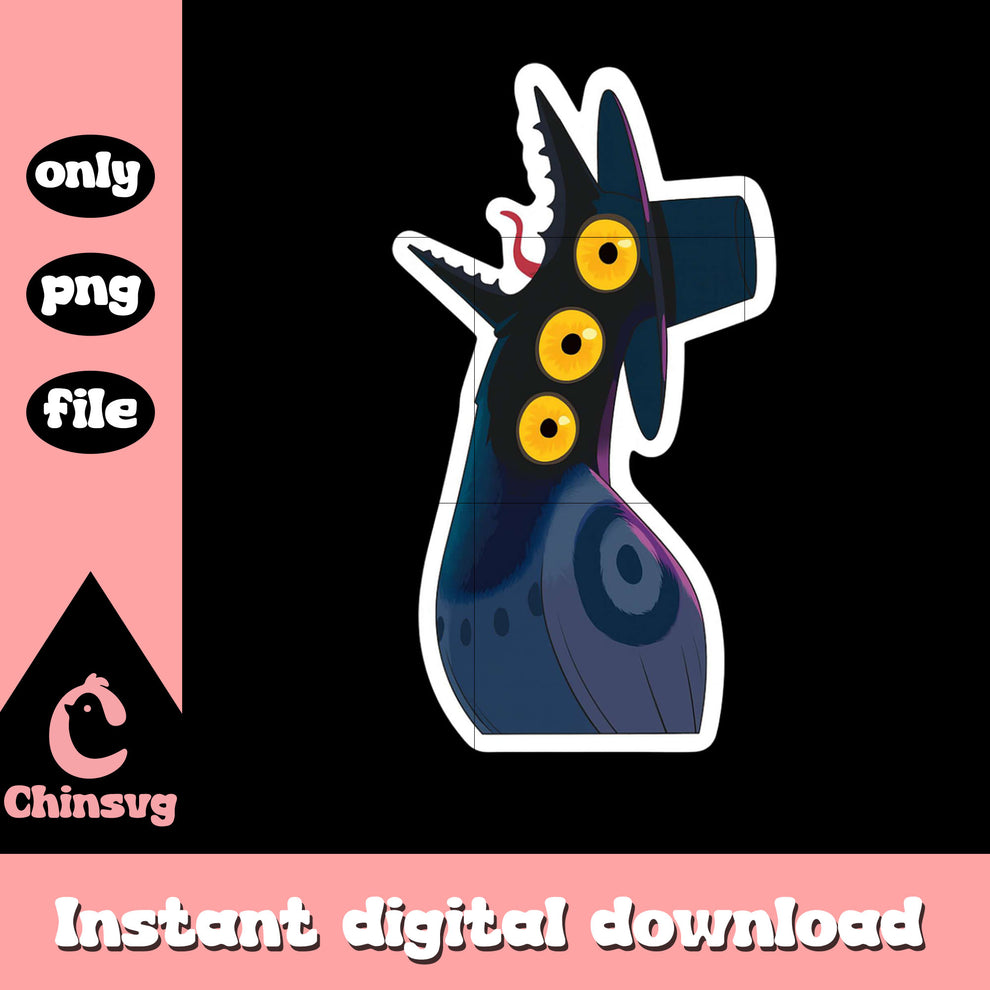 Kpop demon hunters sussie magpie design png, kpop demon hunters bird p ...