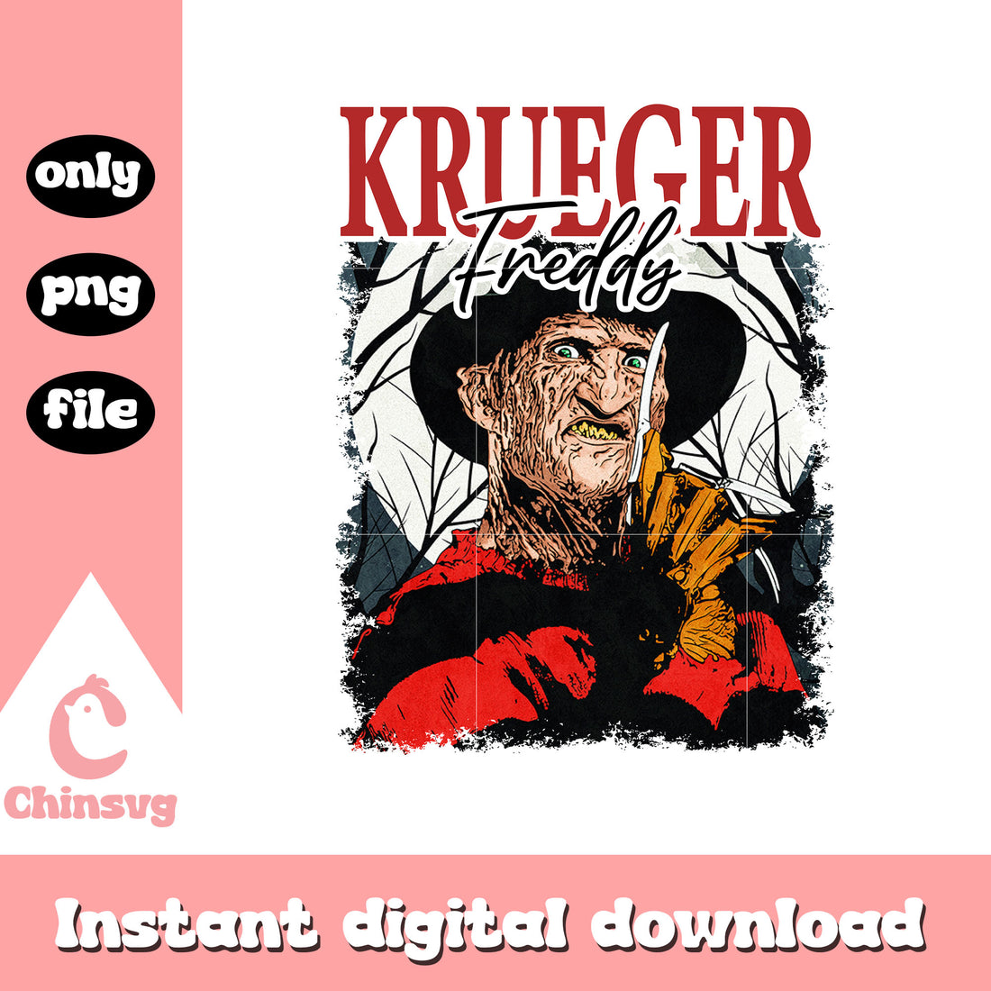 Krueger freddy portrait poster png, krueger freddy horror png – Chinsvg