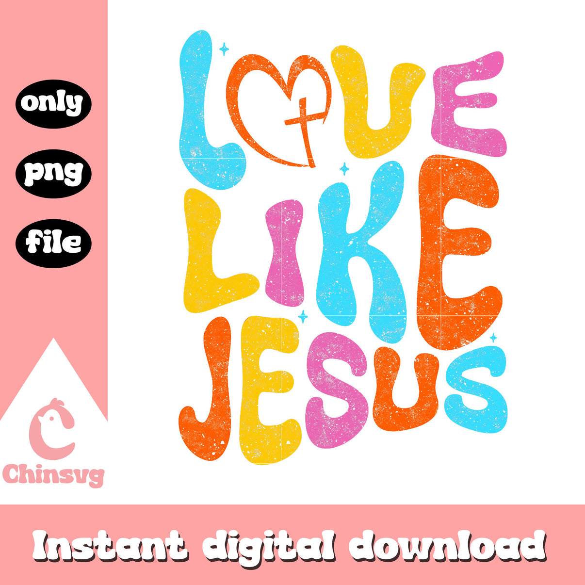 LOve like jesus font design png, jesus christ png, font design png ...