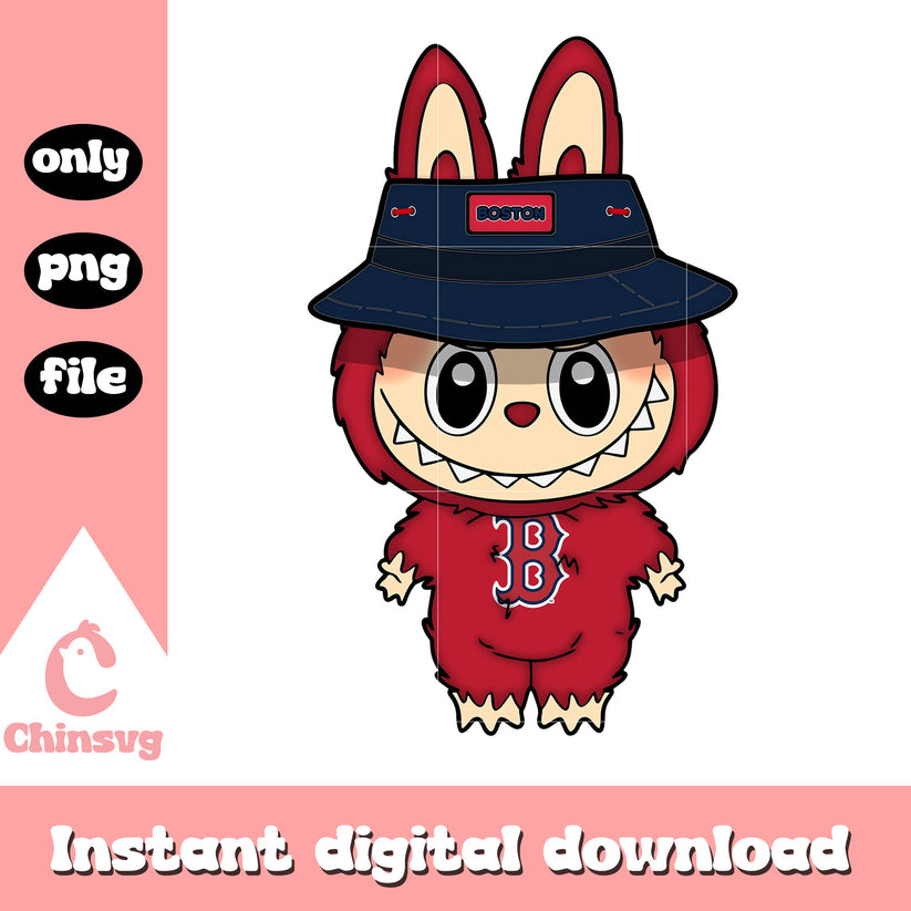 Labubu boston red sox clothes design png, labubu outfits png – Chinsvg