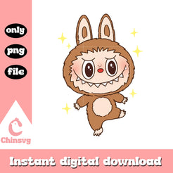 Labubu brown doll design png, labubu dolls png, labubu png – Chinsvg