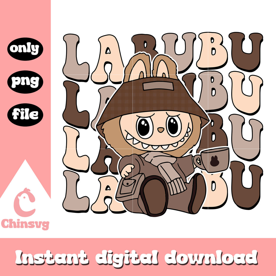 Labubu cozy clothes popmart design png, labubu drawing png – Chinsvg