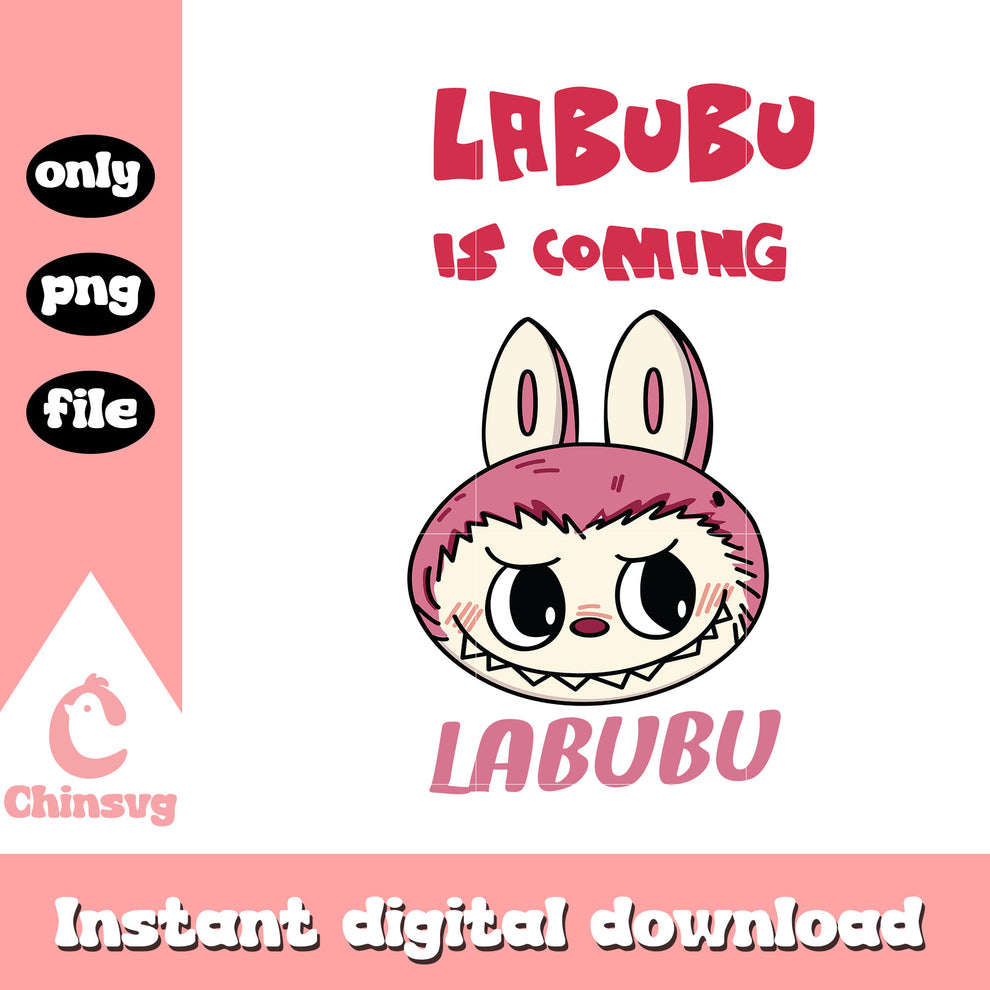 Labubu face is coming design png, labubu dolls png, labubu png – Chinsvg