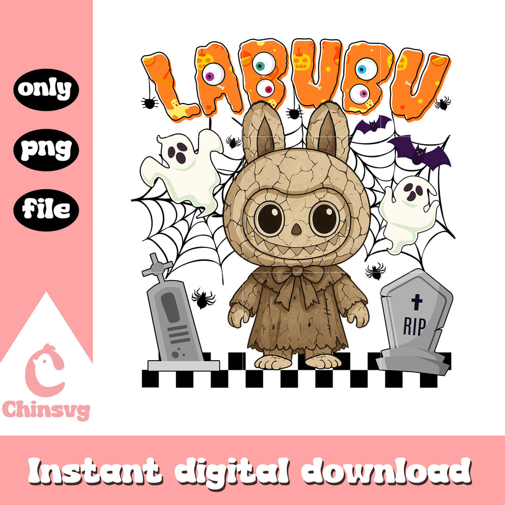 Labubu halloween crack stone costume design png, labubu png – Chinsvg