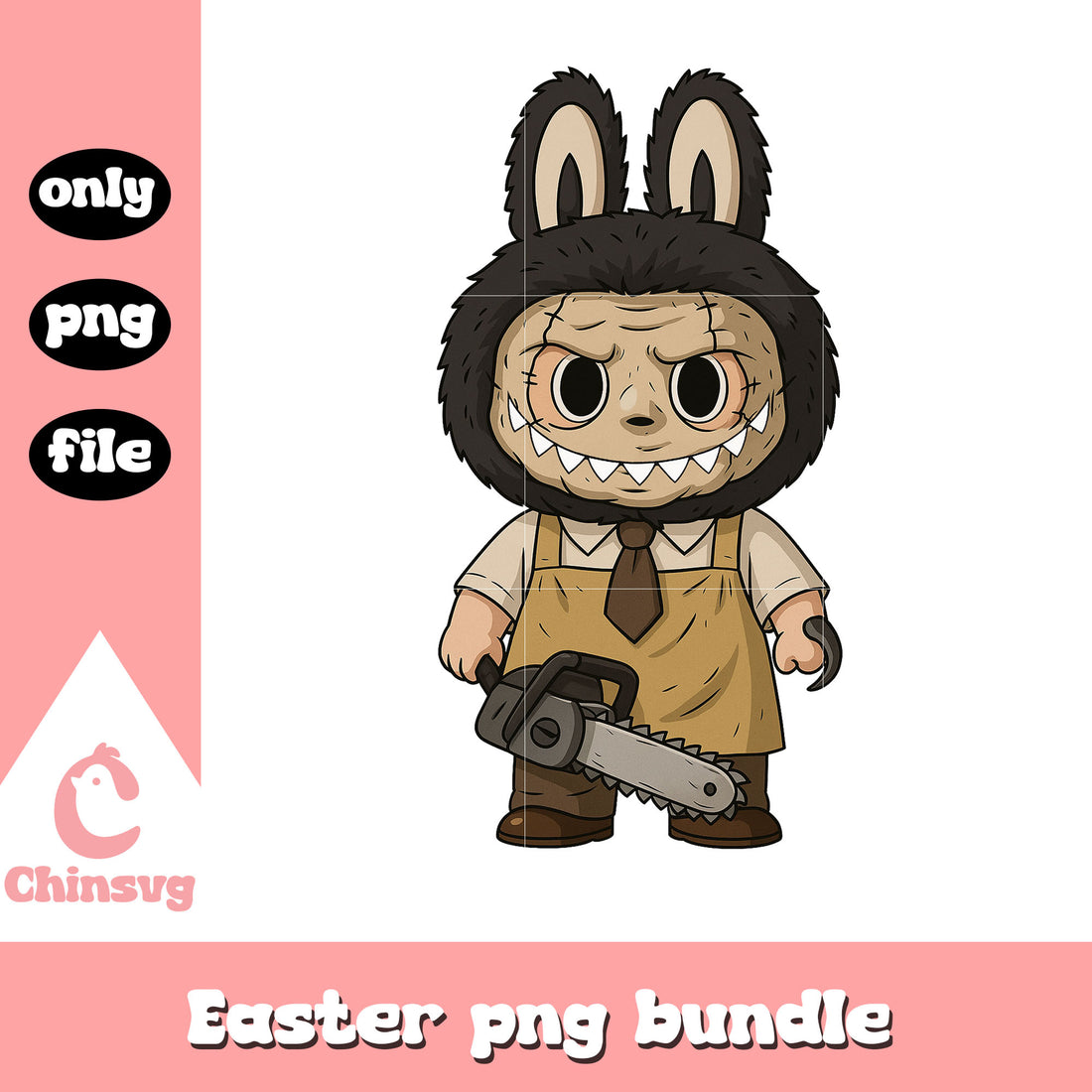 Labubu leatherface doll drawing design png, leatherface png – Chinsvg