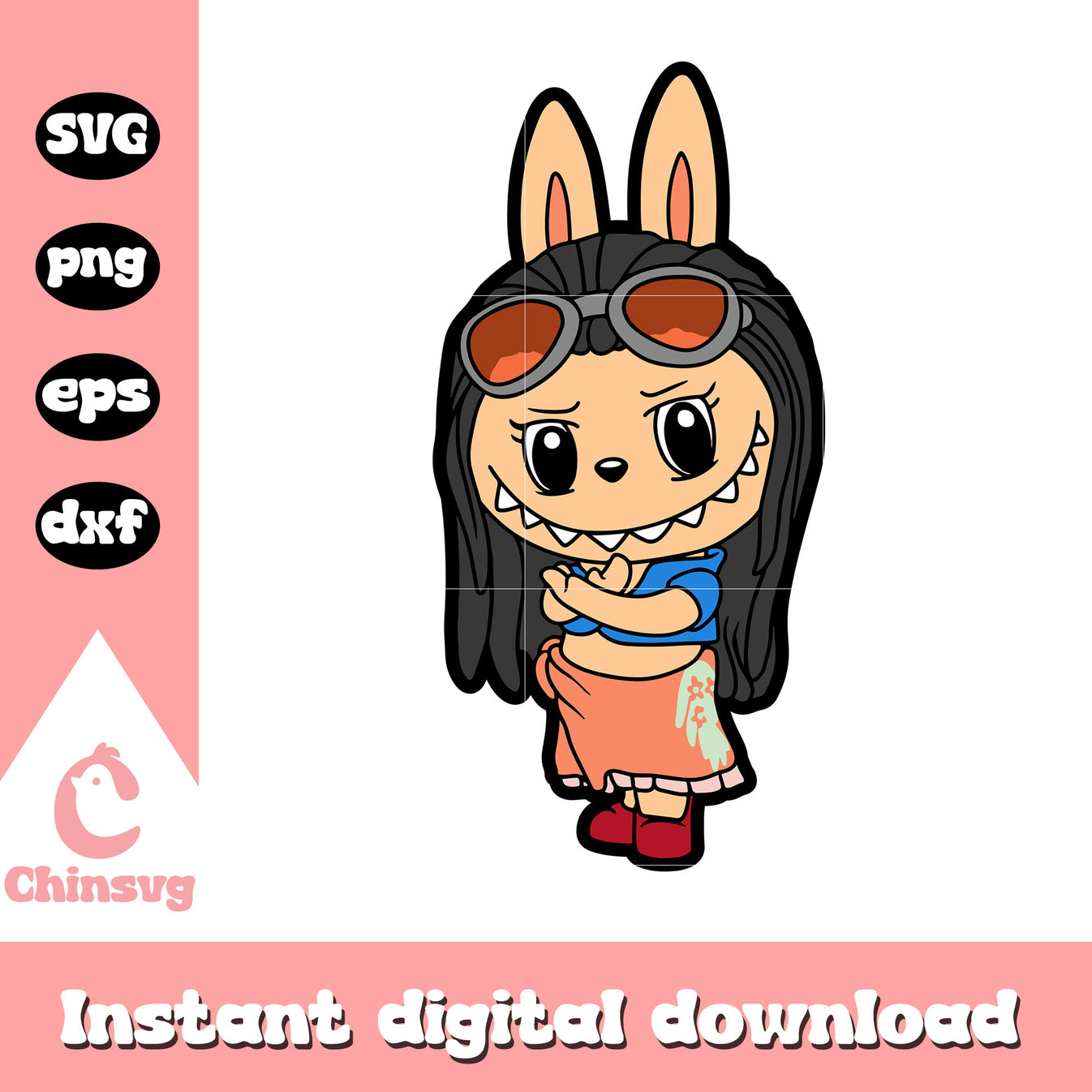 Labubu nico robin halloween drawing svg, nico robin character svg – Chinsvg